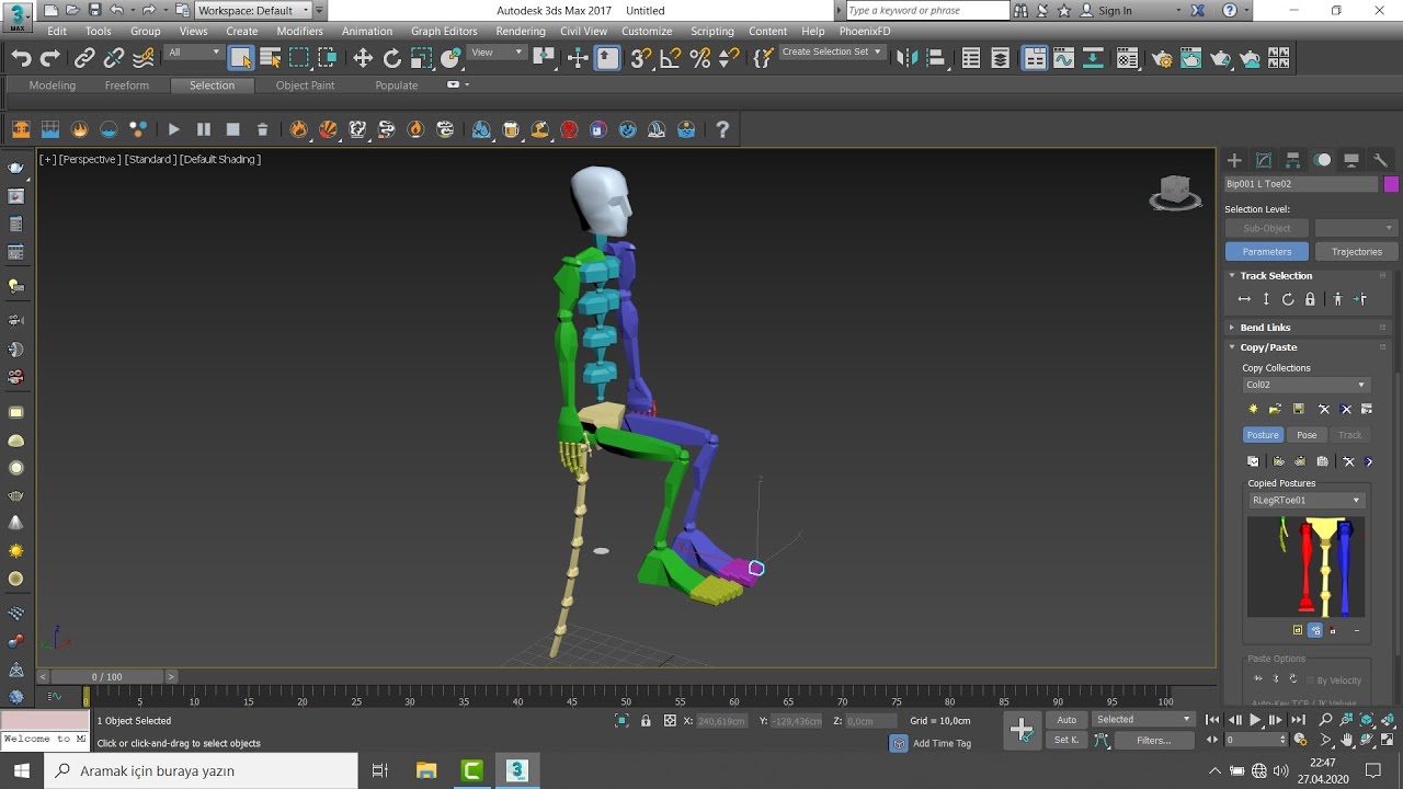 31) 3Ds Max Biped Copy_Paste / Copy Posture / Copy Collections Tutorial ...