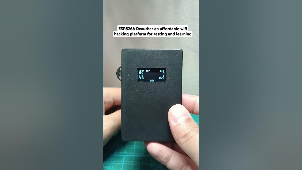 ESP8266 Deauther an affordable wifi hacking platform for testing and ...