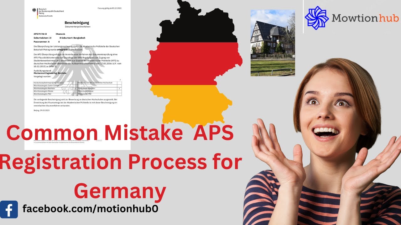 Common Mistake APS Certificate Registration Process for Chinese ...
