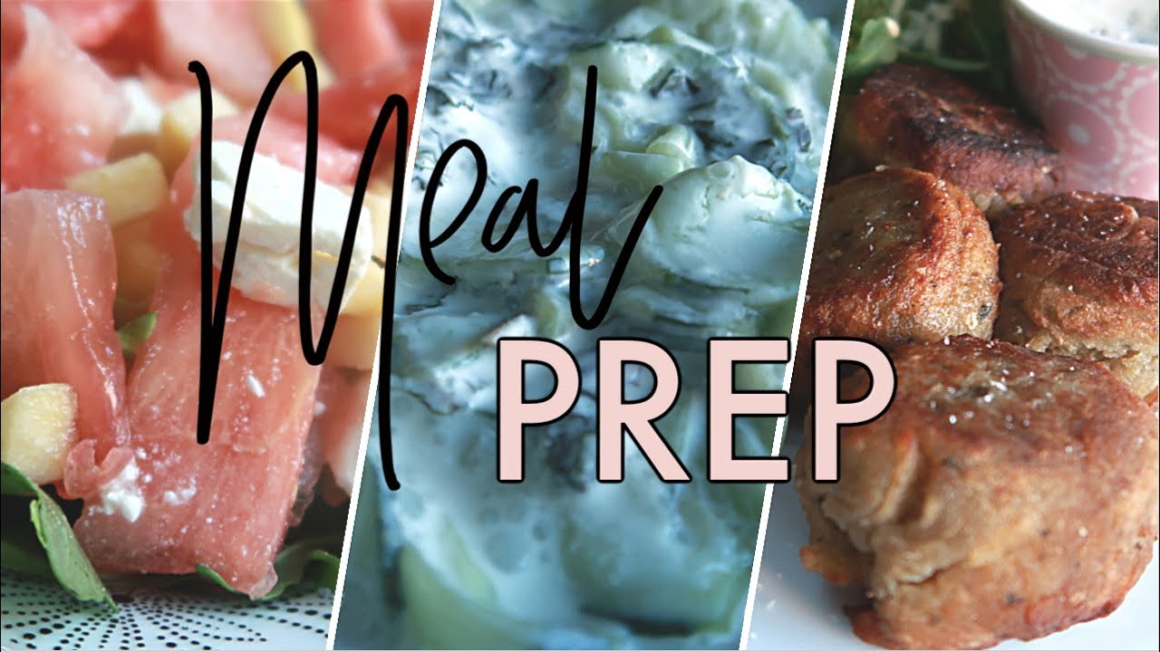 MEAL PREP | Je prépare mes repas de la semaine #186 - YouTube