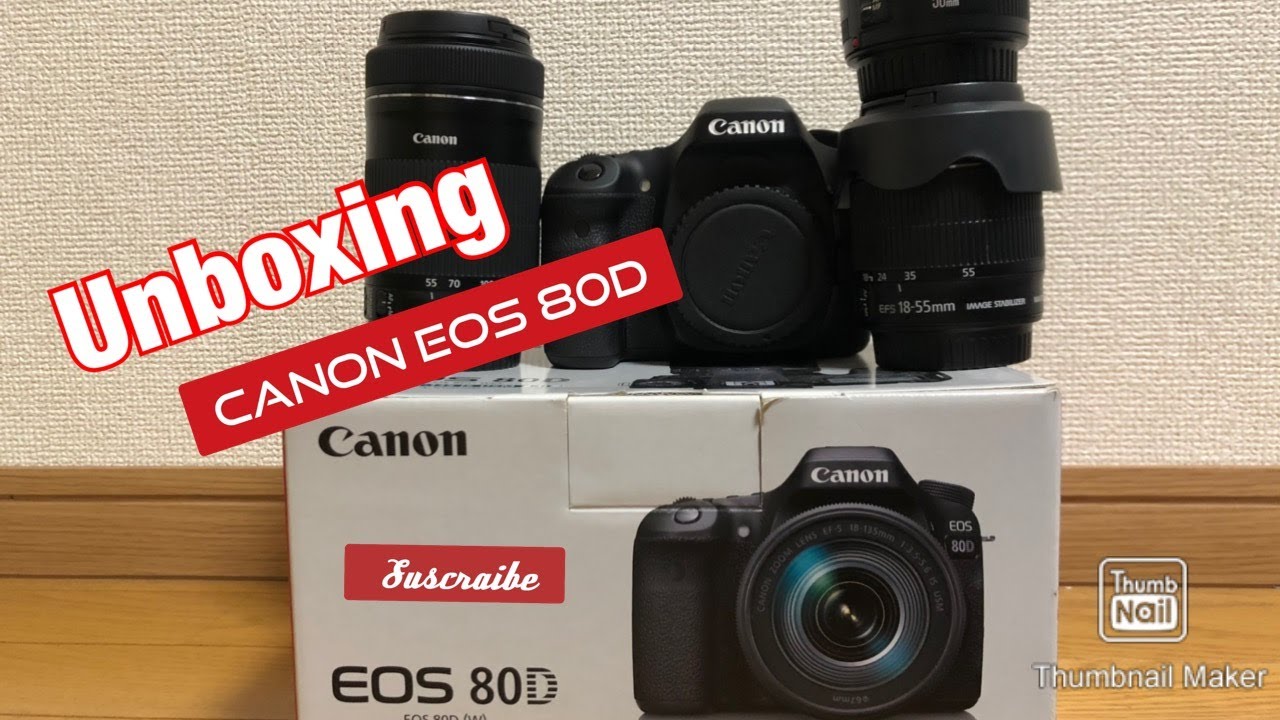Unboxing canon eos 80D #canoneos80d #unboxingcanoneos80d - YouTube
