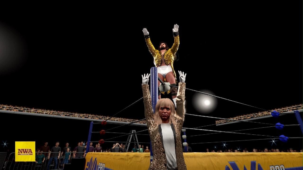 Scott Hall w/NWO vs. Jimmy Garvin w/Precious - TLC - JCP - WWE 2K25 ...