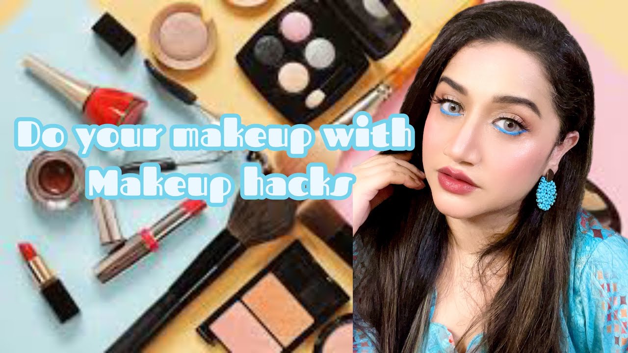 Trying viral makeup hacks - YouTube