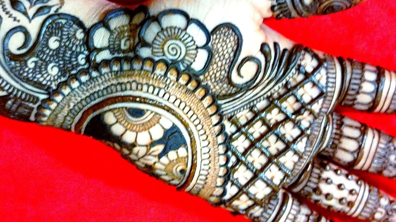 very simple and stylish Arabic mehndi design for hand, easy mehndi ...