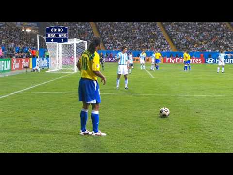 Rare Free Kicks by Ronaldinho