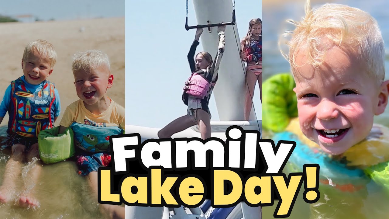 Giant water obstacle course! | Mower Moments Family Vlog - YouTube
