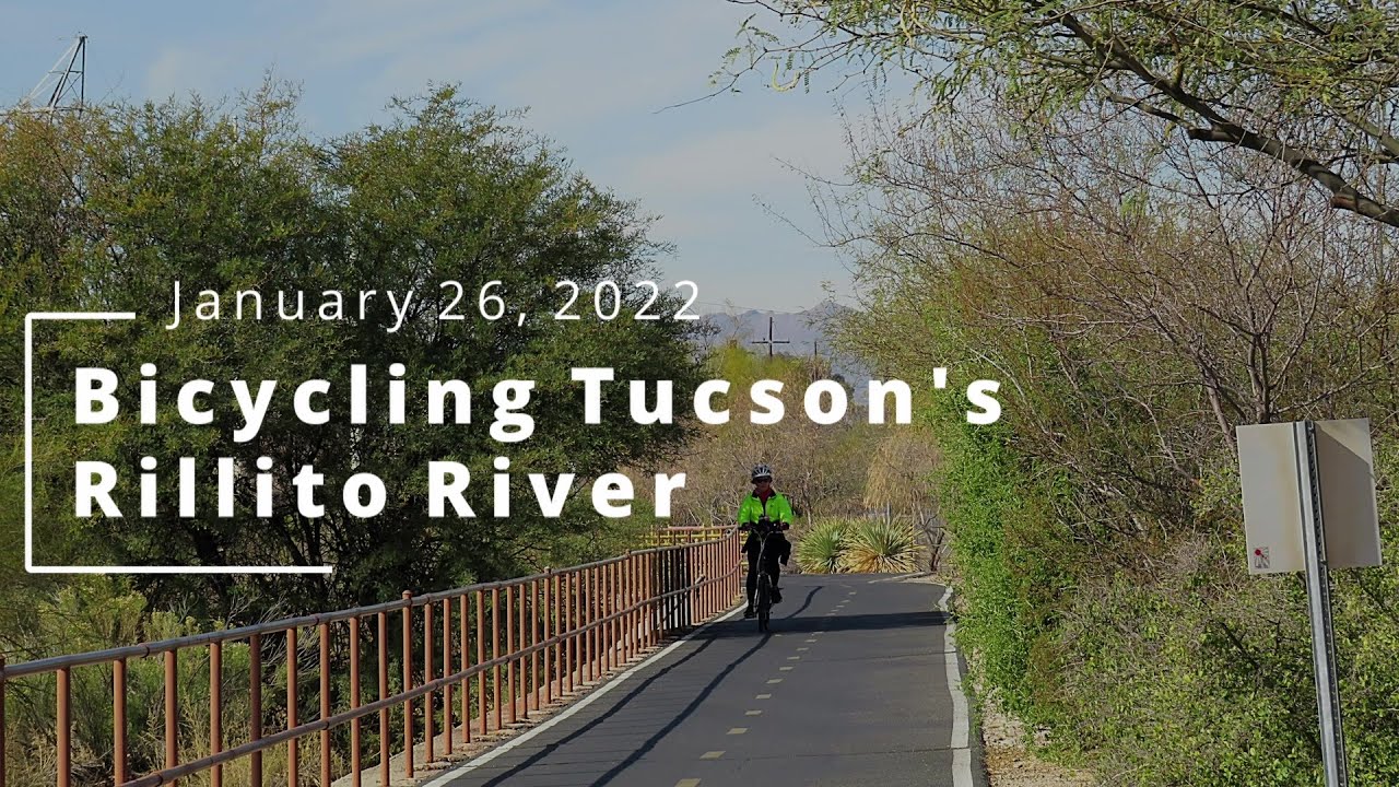 Bicycling Tucson Loop's Rillito River Park (Jan 26, 2022) - YouTube
