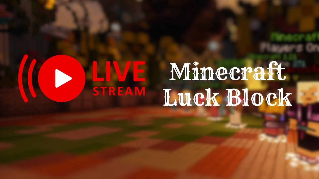 Play Minecraft With Me! LIVE - YouTube