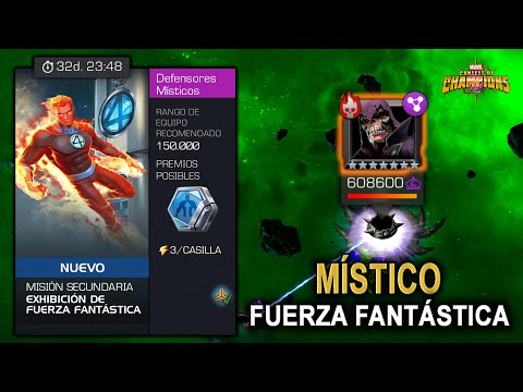 Exhibición De Fuerza Fantástica DEFENSORES MÍSTICOS | SHOWCASE | Todas Las Peleas | MCOC Vídeo 1268
