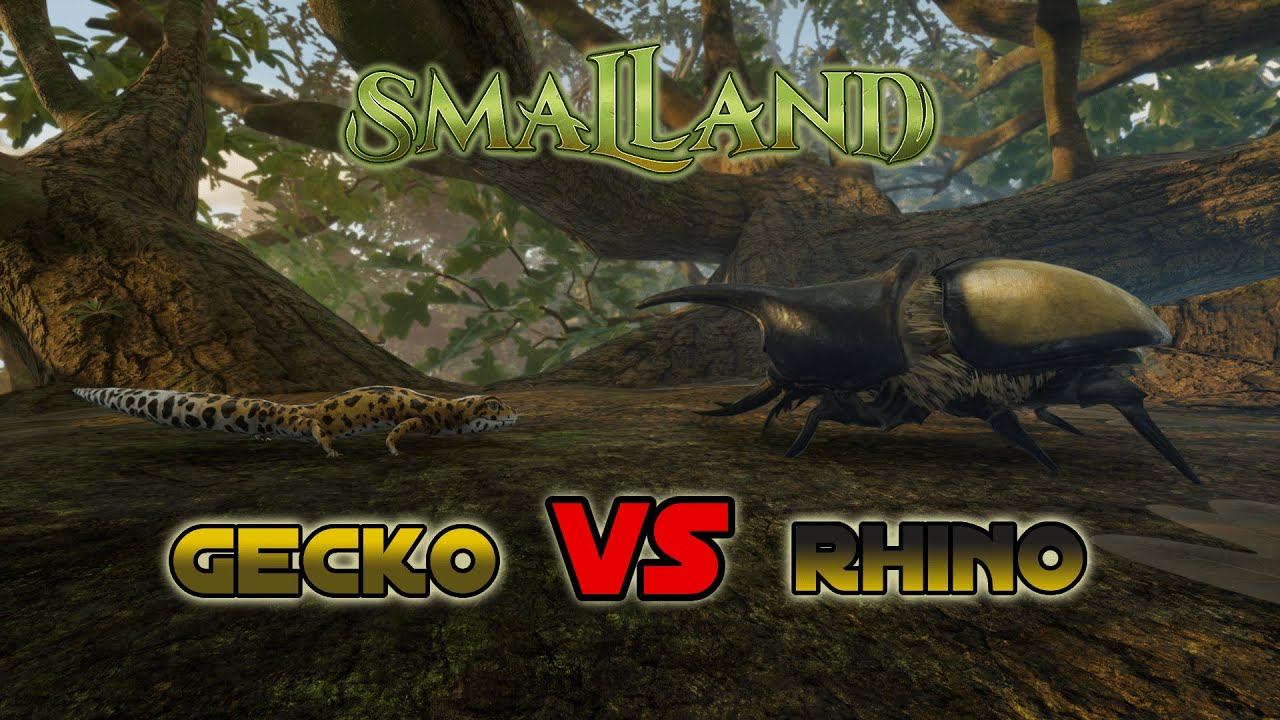 Smalland Rhino Beetle VS Lizard! - YouTube