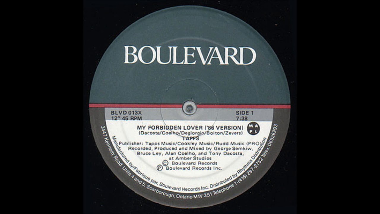 Tapps ‎– Runaway With My Love (Love Remix) 1986 - YouTube