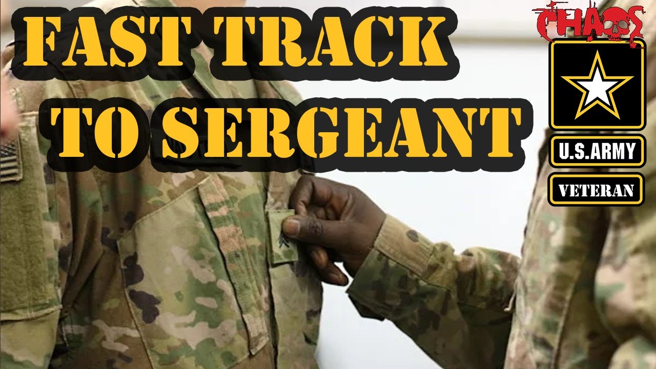 Making it to Sergeant as fast as you can in the US Army - YouTube