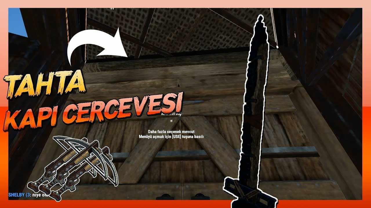 KAPI ÇERÇEVESİNİ TAHTA UNUTTU ÇOK RAHAT RAİDLEDİK! | Rust Türkçe #76 ...