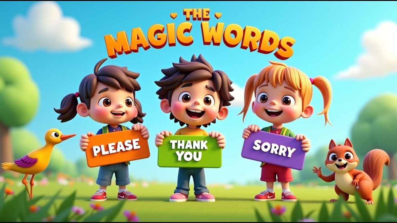 The Magic Words Song | Please, Thank You, Sorry | Samacheer Kalvi ...