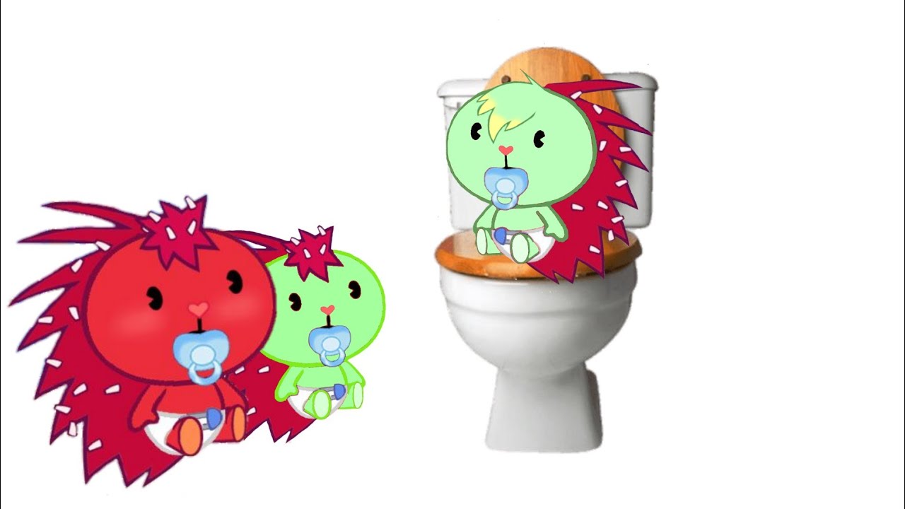 BABY FLAKY MINTTLES IS LEARNING HOW TO POOP IN THE TOILET - YouTube