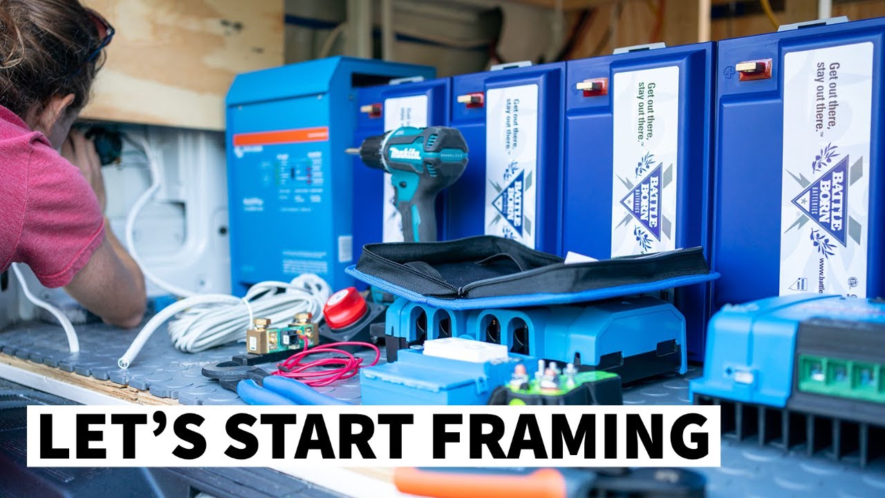 VAN BUILD 2 | The Time I Pretended To Be A Carpenter (Laying Out ...