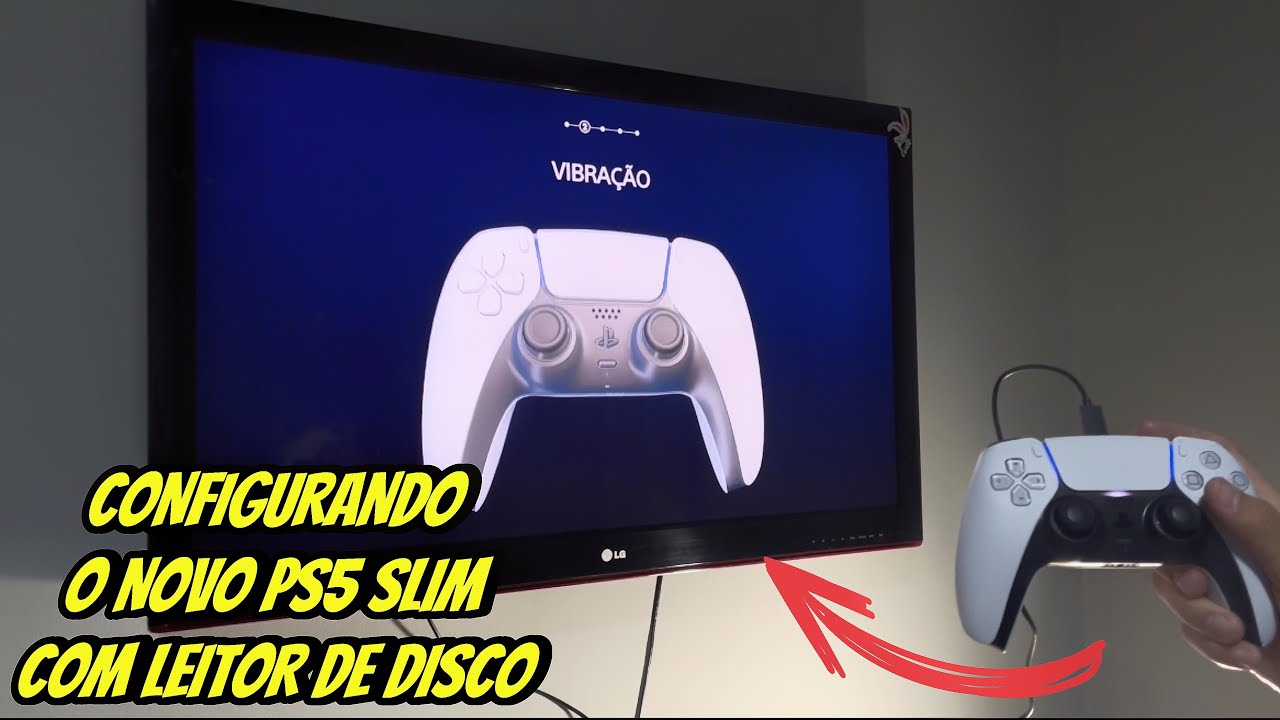 LIGANDO O PS5 SLIM COM LEITOR DE DISCO PELA PRIMEIRA VEZ! - YouTube