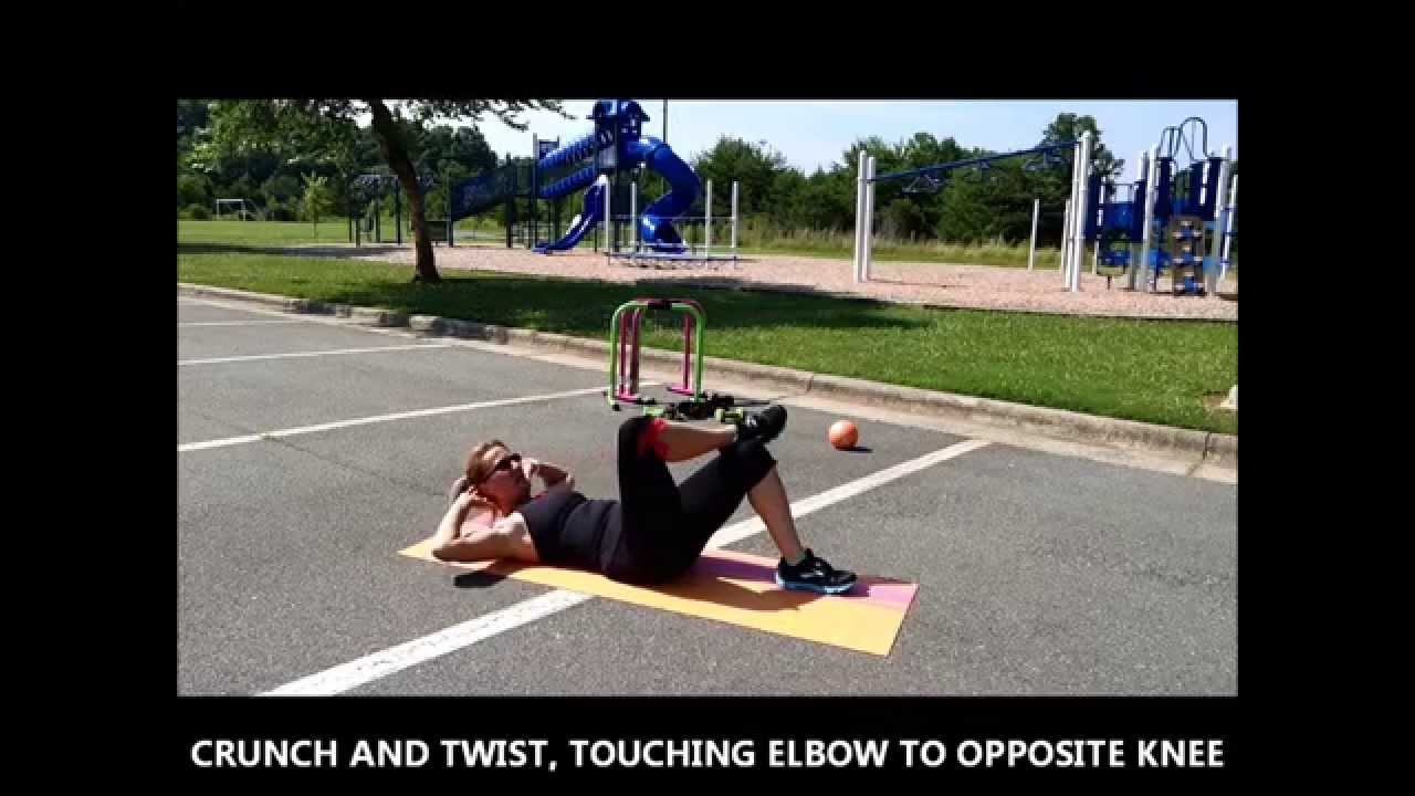 Demonstration of Single Tap Twist Crunch with Double Tap Progression ...