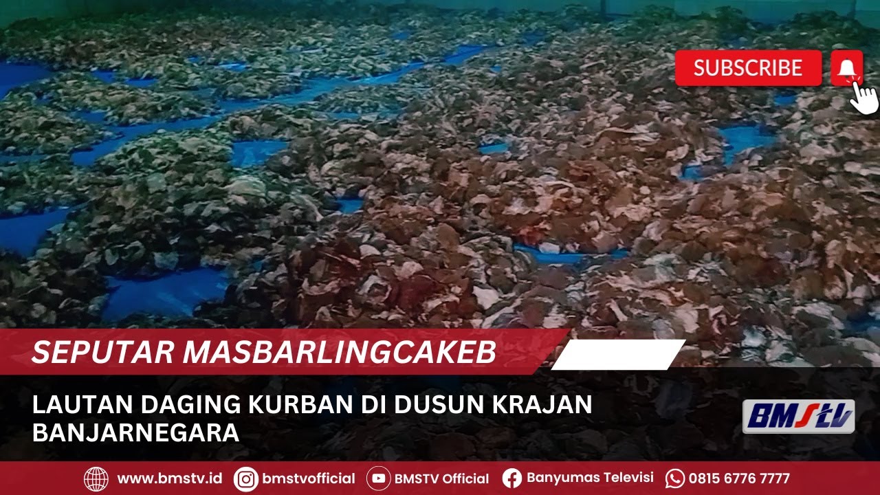 LAUTAN DAGING KURBAN DI DUSUN KRAJAN BANJARNEGARA - YouTube