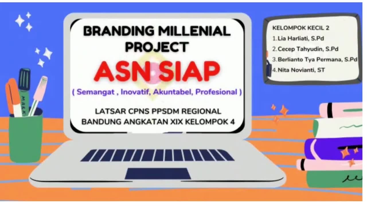 BRANDING MILENIAL PROJECT|LATSAR CPNS PPSDM REG. BANDUNG| KAB. GARUT ...
