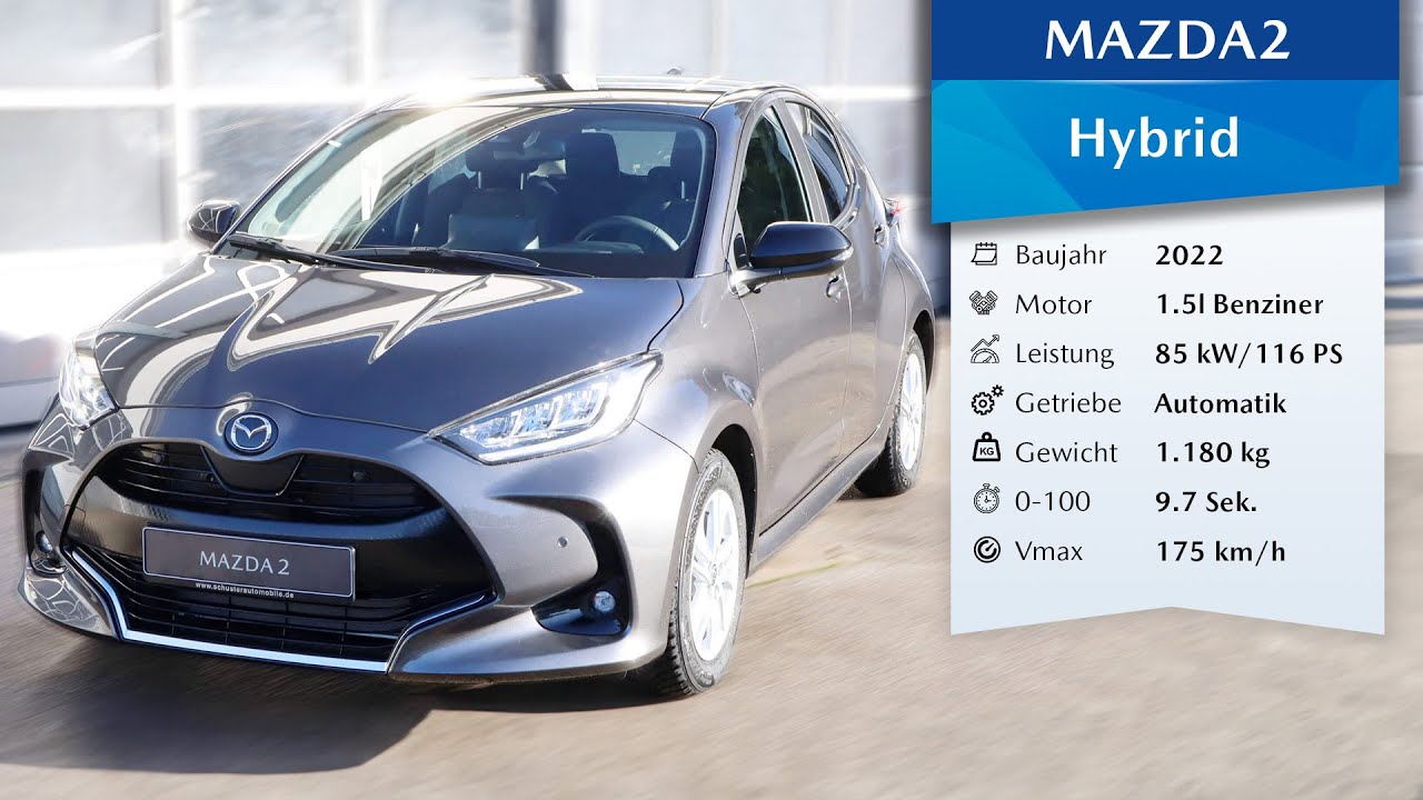 2022 Mazda2 Hybrid Select 1.5 VVT-i 116 PS + Panorama | 360° Ansicht ...