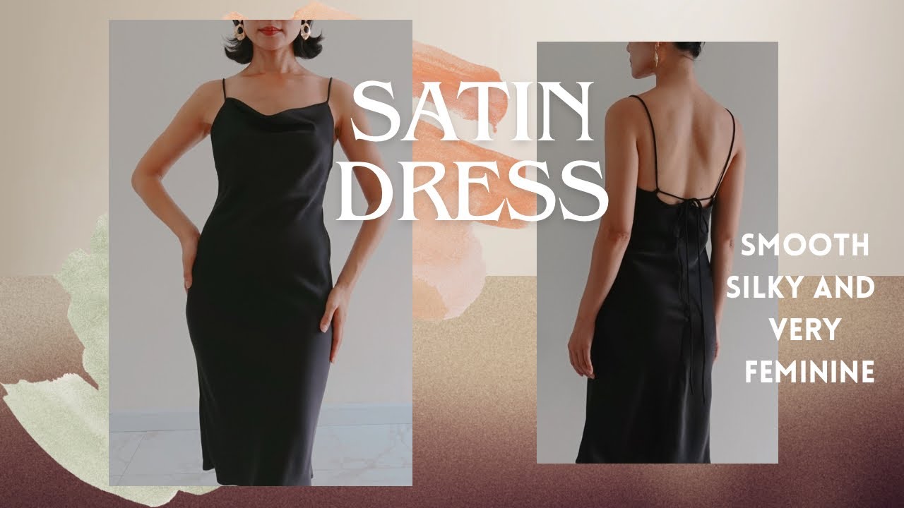 DIY Slip Dress, sewing my own clothes - YouTube