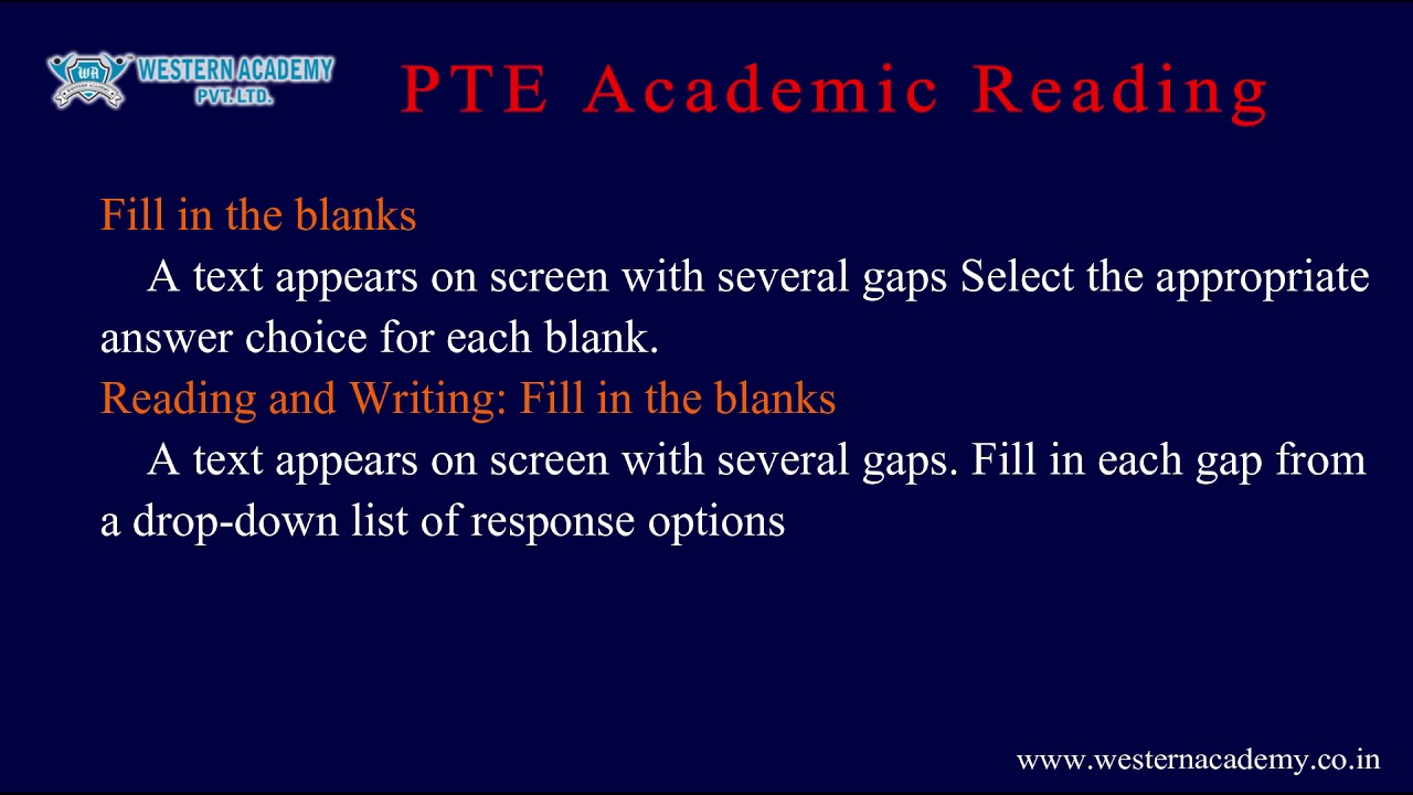 Pearson Tests of English (PTE) Test Format. - YouTube