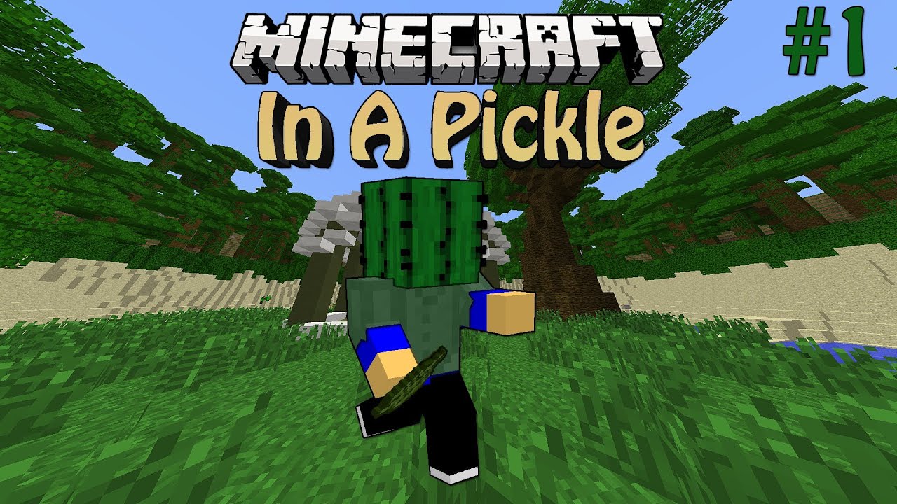 Minecraft Mini-Game | In A Pickle | Ep.1 | So many pickles - YouTube