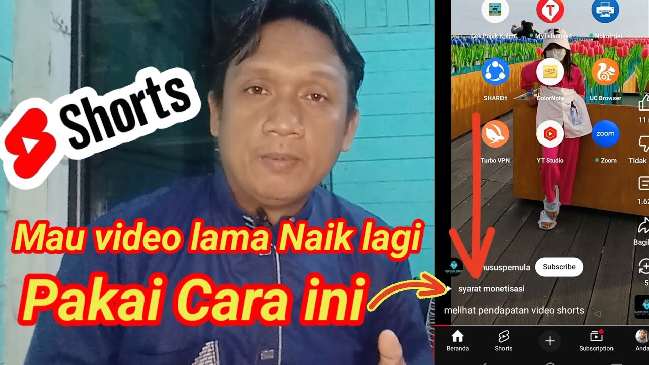 Cara menyemat kan video lain di video shorts || Tutorial youtube - YouTube