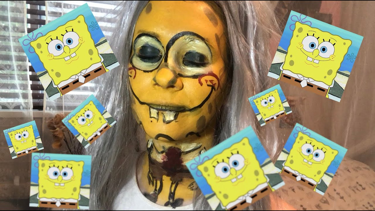 Spongebob Make Up Tutorial| Snowfall Face Wash - YouTube