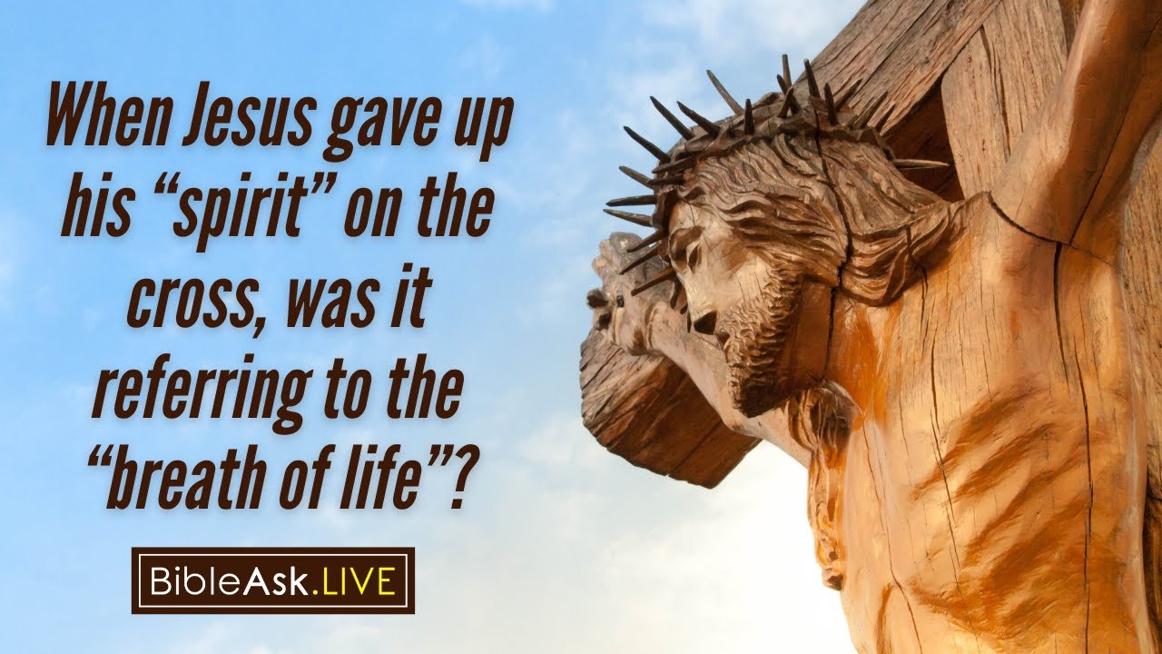 When Jesus gave up his “spirit” on the cross, was it referring to the ...