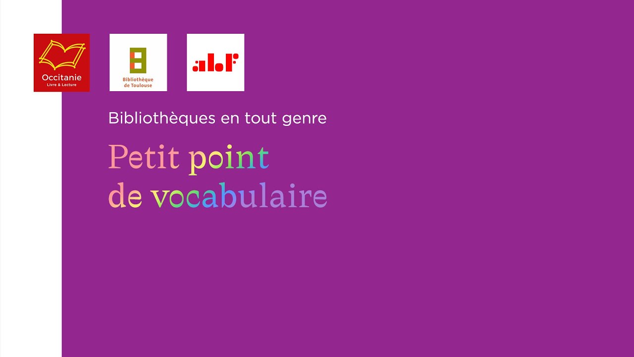 Petit point de vocabulaire - YouTube