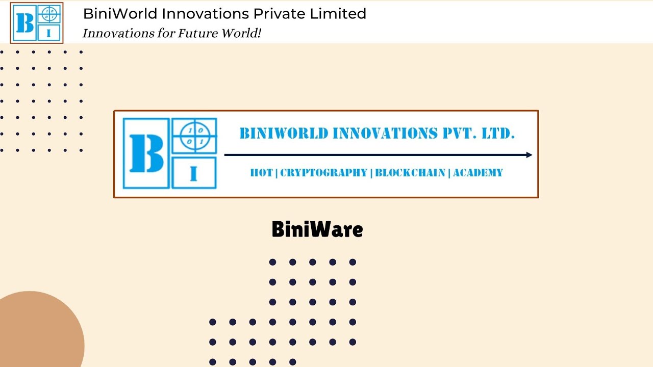 BiniWare PaaS | BiniWorld Innovations Pvt Ltd | BLOCKCHEF | #bhl2022 ...