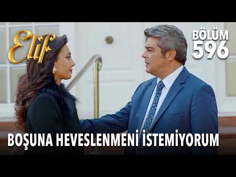 Tarık, Hümeyra'yı kararından vazgeçirmeye çalışıyor | Elif 596. Bölüm