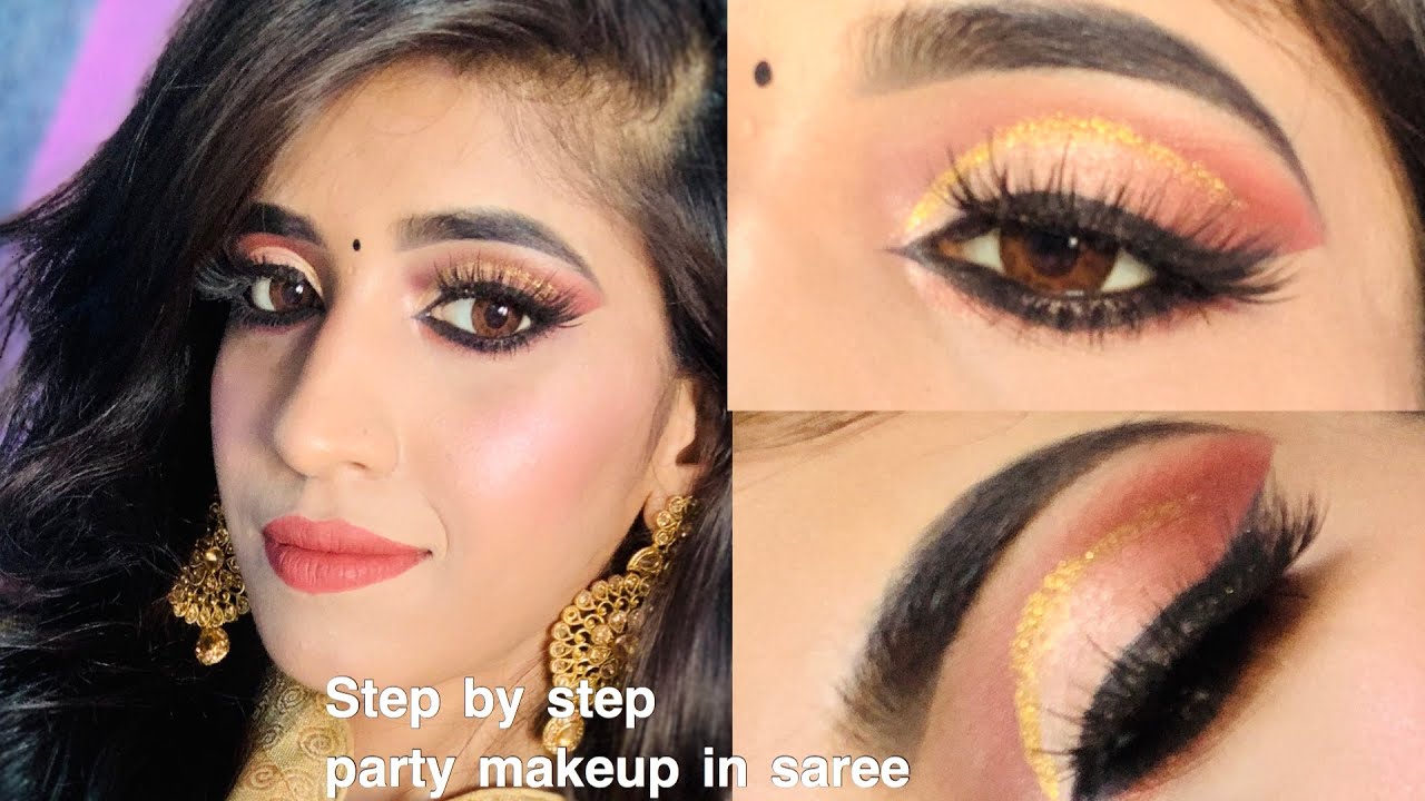 Step by step party makeup for beginners| पार्टी मेकअप सीखे बहुत आसान ...