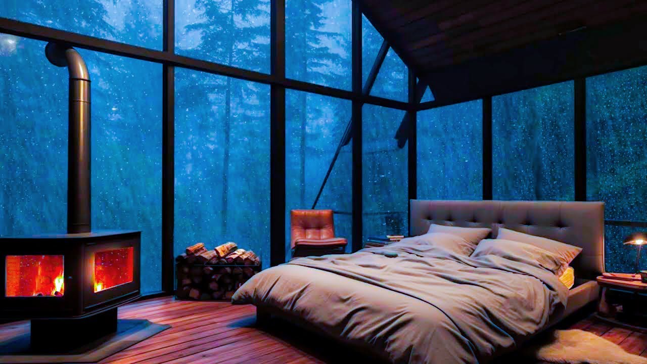 Relax with the sound of fire and showers on the roof - Energy for the ...