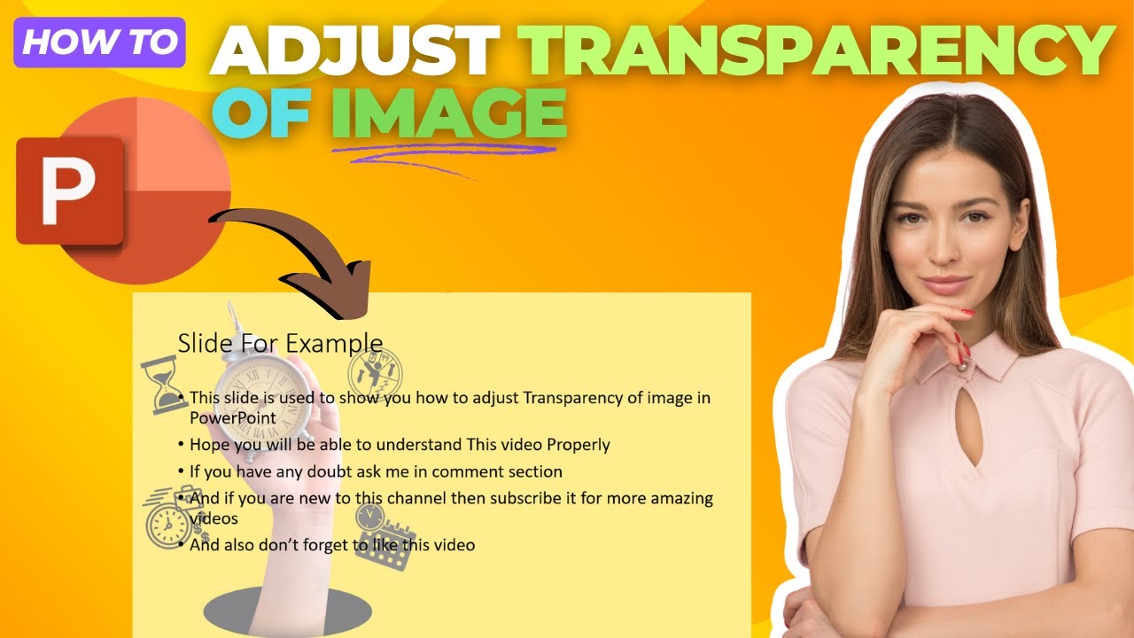 How To Adjust Transparency Of Image In Powerpoint {Full Guide} - YouTube