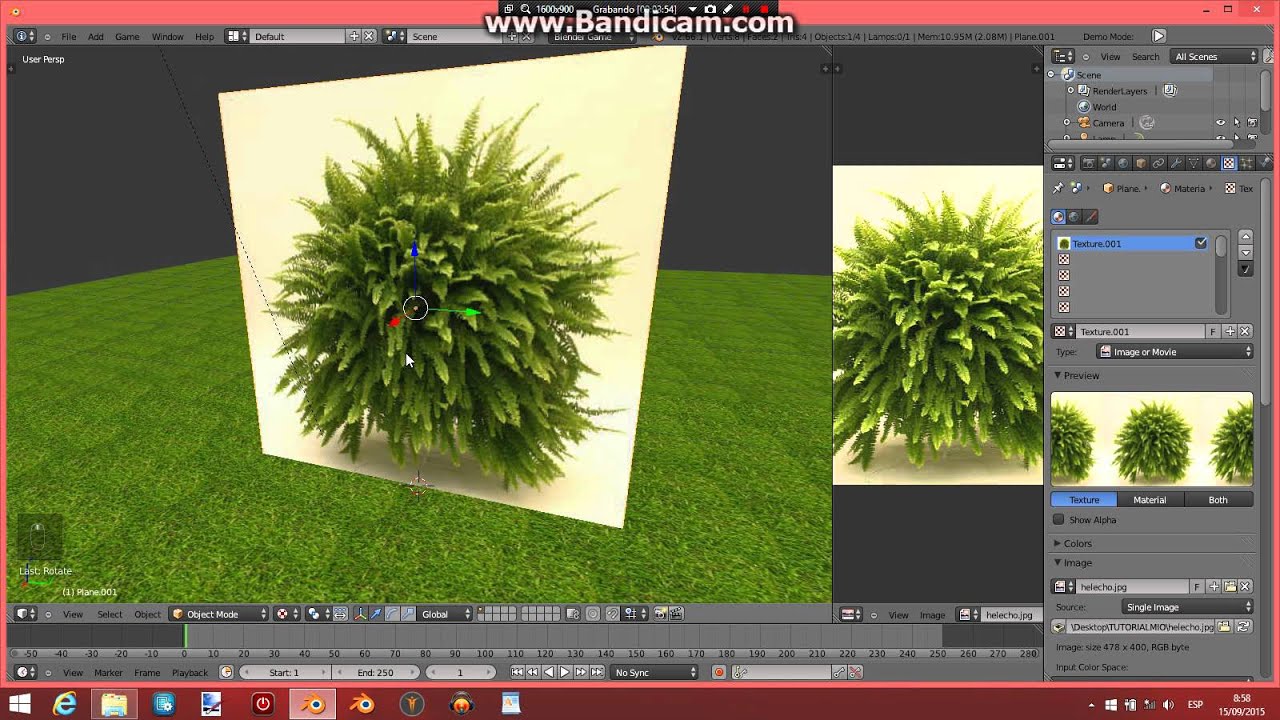 BLENDER GAME ENGINE (Creando un arbol, parte 1) - YouTube