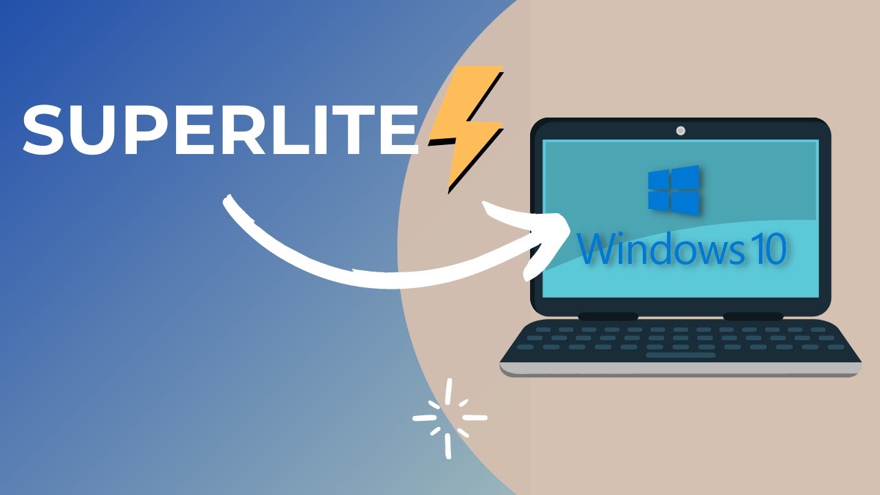 INSTALLARE Windows 10 SUPERLITE su un (VECCHIO) LAPTOP - YouTube