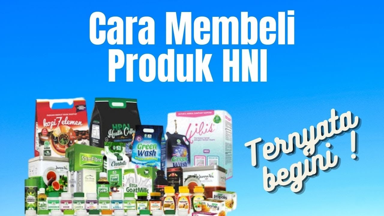 Cara Membeli Produk HNI HPAI Agen atau Member - YouTube
