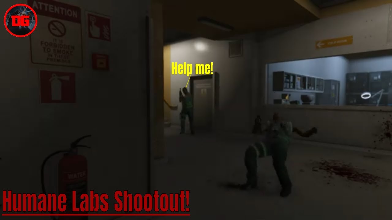 GTA 5 Cinematic video Assignment 2 Humane labs shootout - YouTube