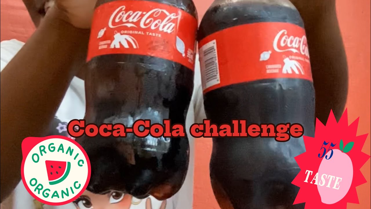 Coca-Cola challenge 😘😍 with cousin - YouTube