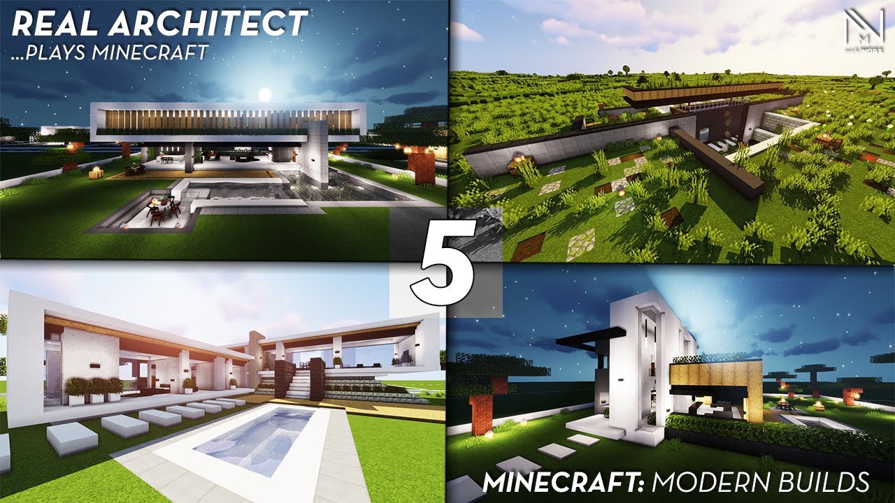 Minecraft Modern Builds | Real Architect Builds in Minecraft ...
