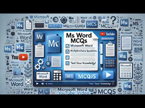 Part - 1 - Test Your MS Word Knowledge with These Multiple-Choice ...