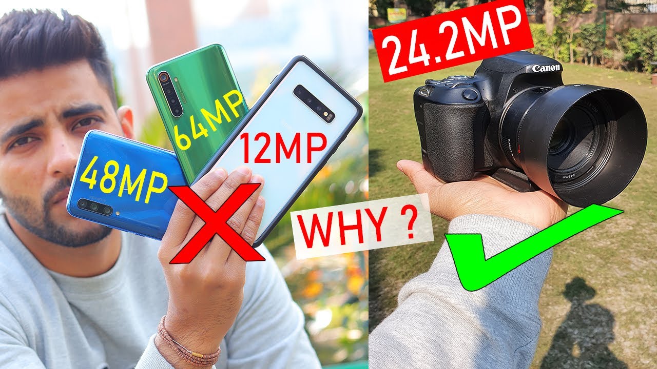 DSLR vs Smartphone MegaPixel - which one is better and why ? *Must ...