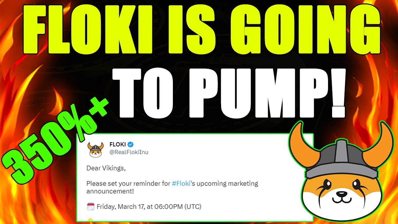 FLOKI TOKEN - HUGE MARKETING ANNOUNCEMENT INCOMING! FLOKI INU PRICE ...