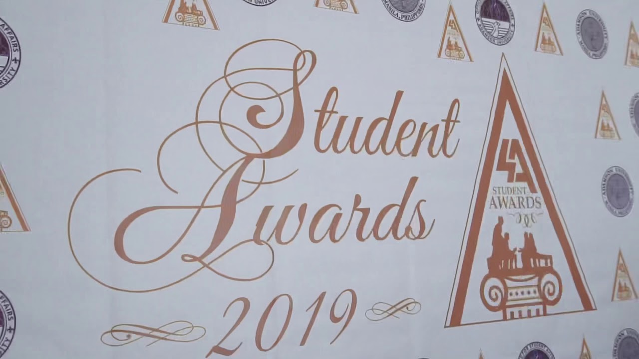ADAMSON UNIVERSITY STUDENTS AWARDS NIGHT 2019 - YouTube