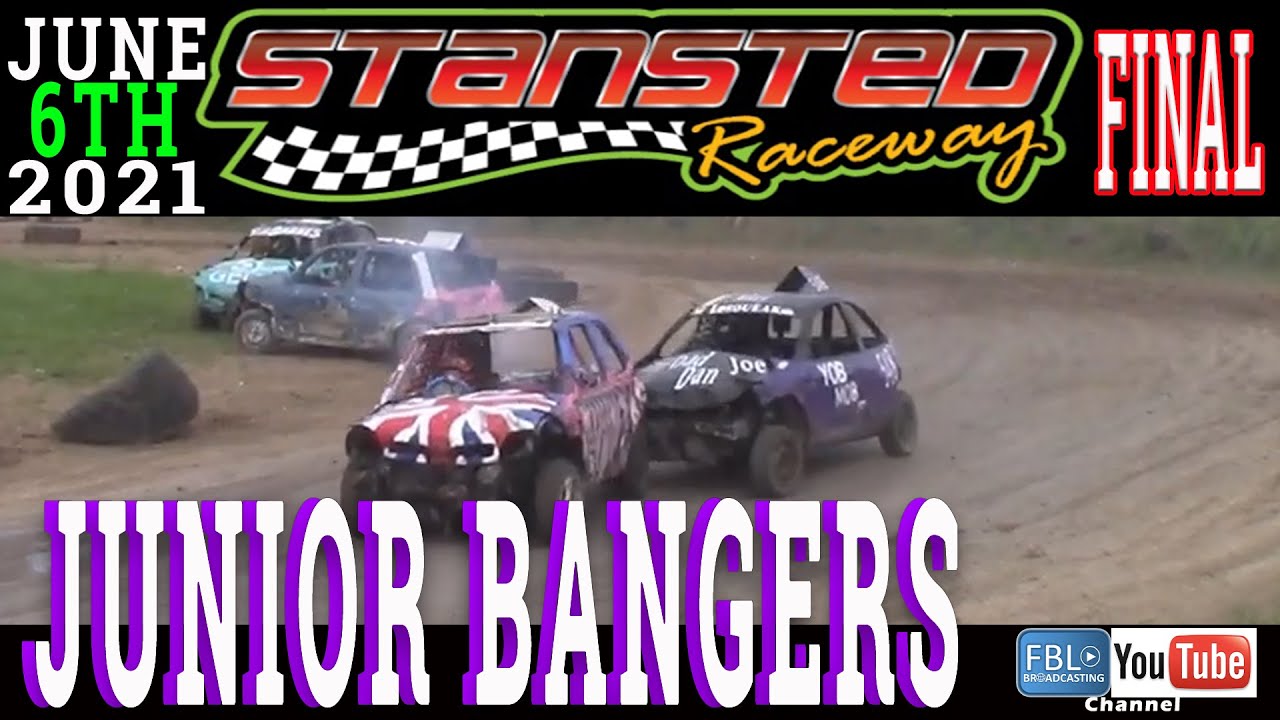 Stansted Raceway. JUNIOR BANGERS. Final. 6th June 2021. Stock car ...