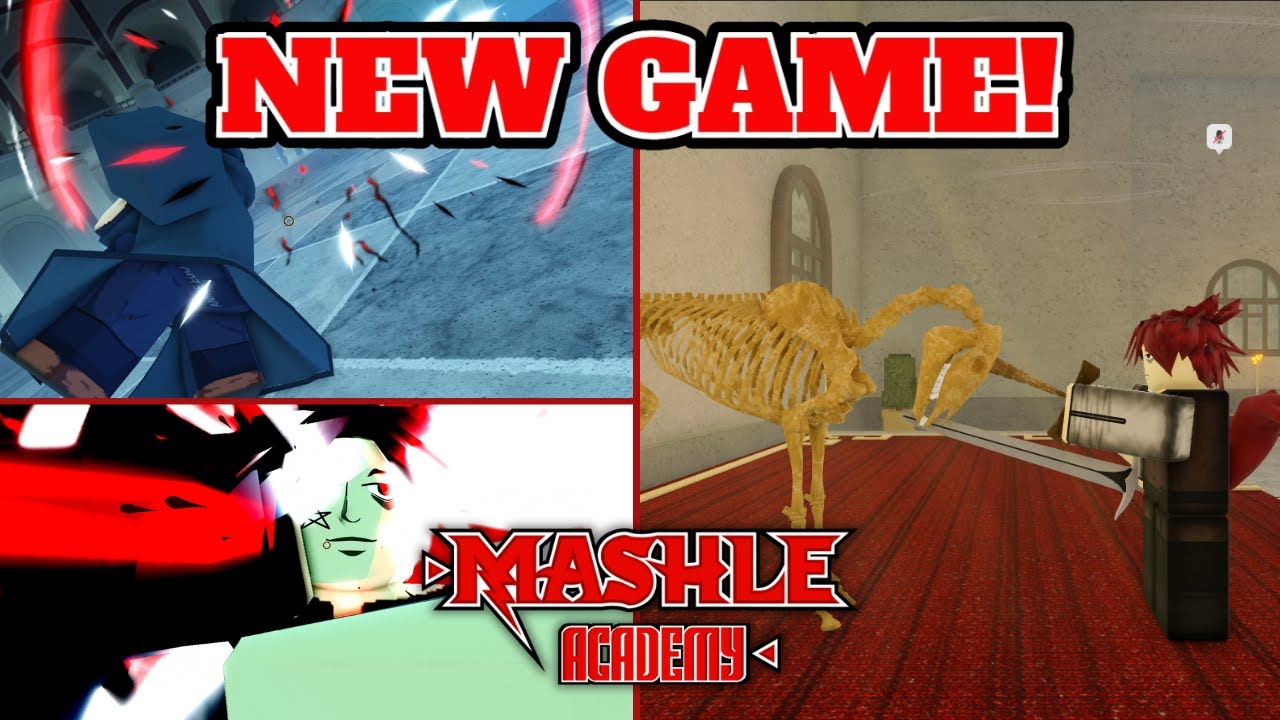 This NEW ROBLOX GAME JUST DROPPED! [Mashle Academy] - YouTube