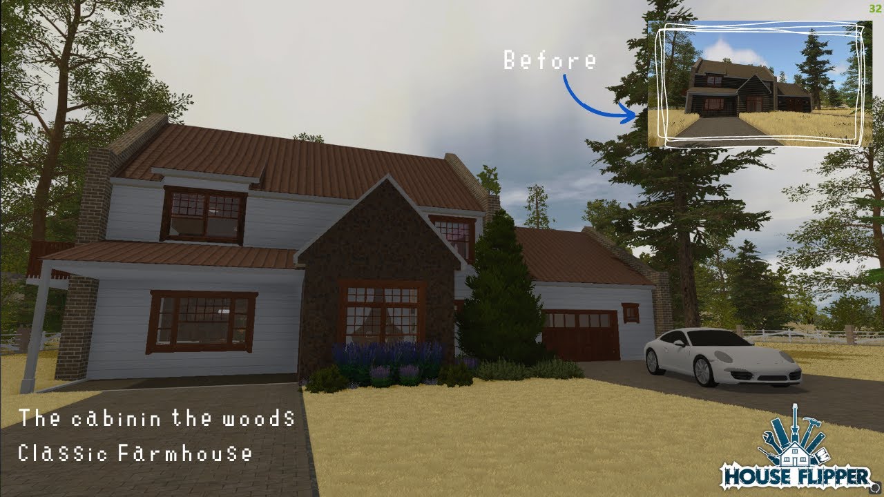 THE CABIN IN THE WOODS - Classic Farmhouse - HOUSE FLIPPER - FARM DLC ...